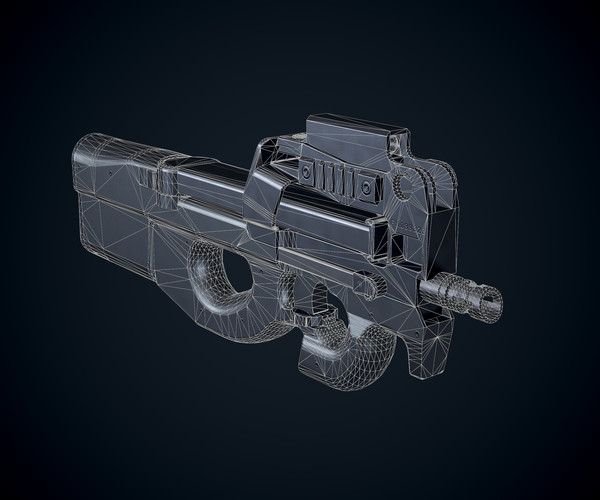 ArtStation - FN P90 | Game Assets