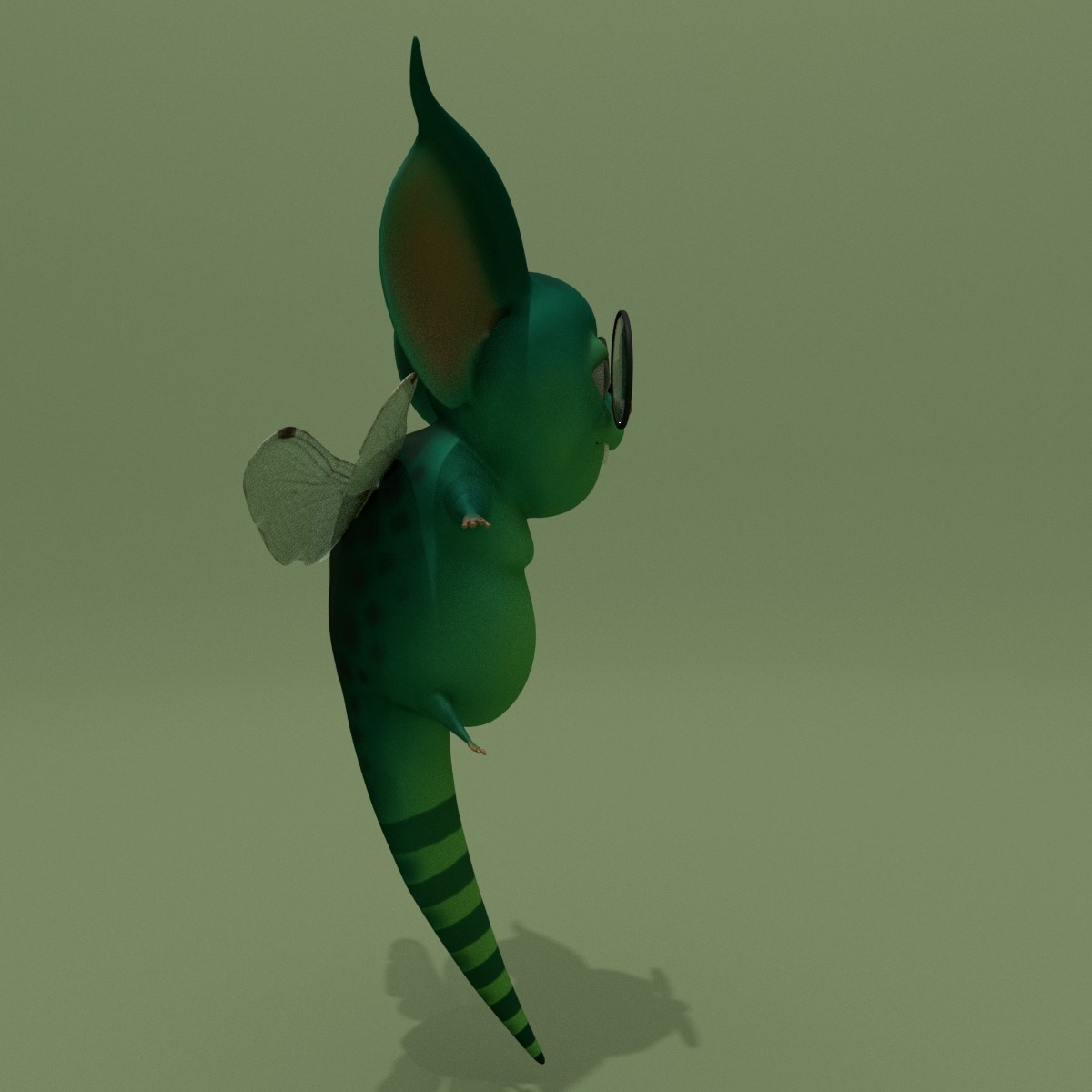 ArtStation - Cartoon Monster Cat-Fly | Resources