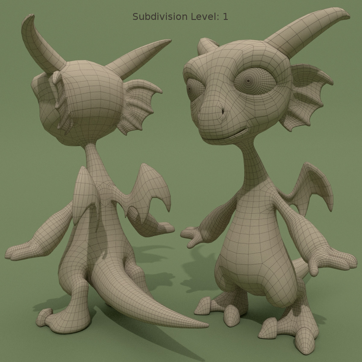 ArtStation - Cartoon Dragon Kid | Resources