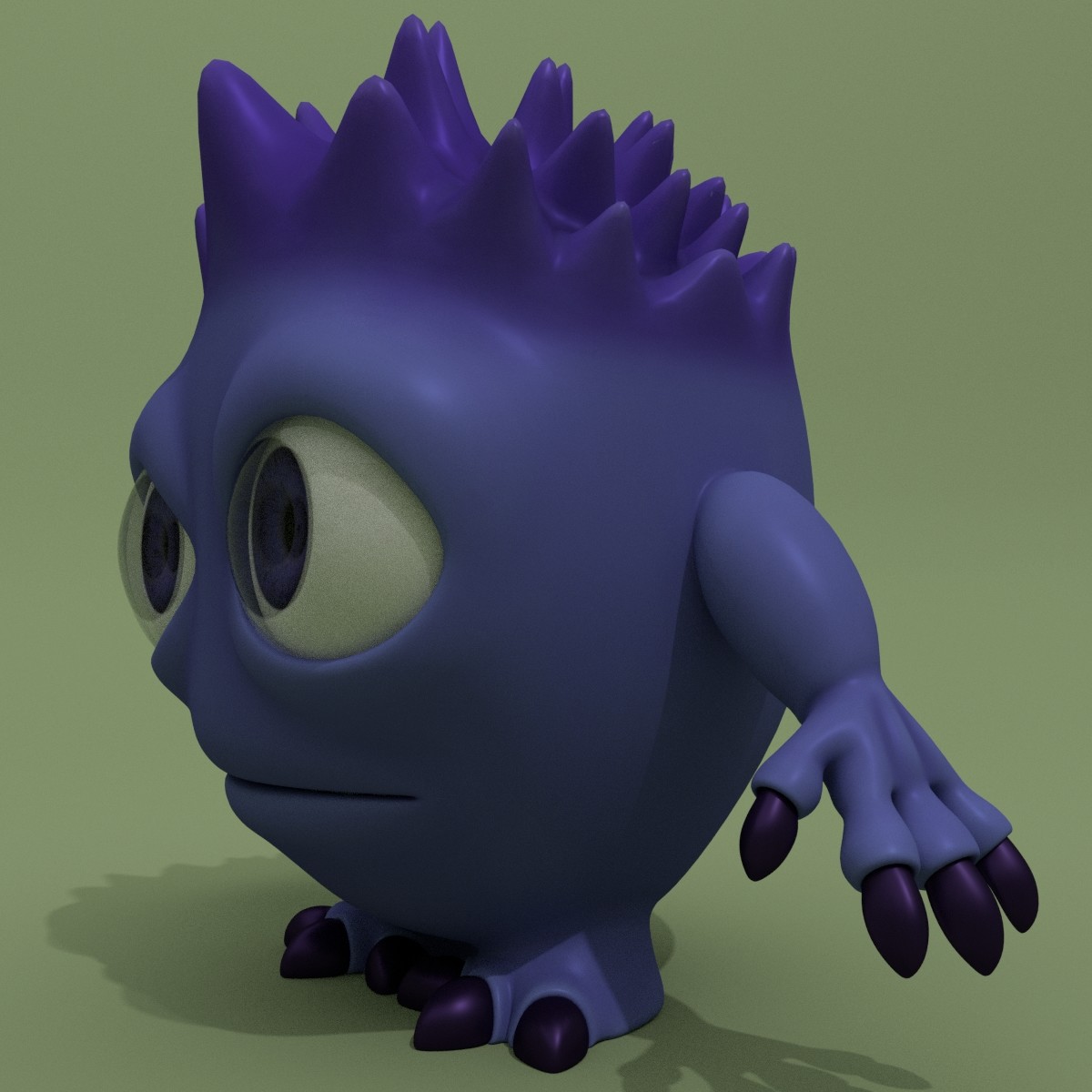 ArtStation - Cartoon Monster Teddy | Resources