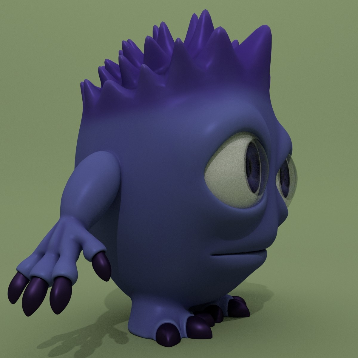 ArtStation - Cartoon Monster Teddy | Resources