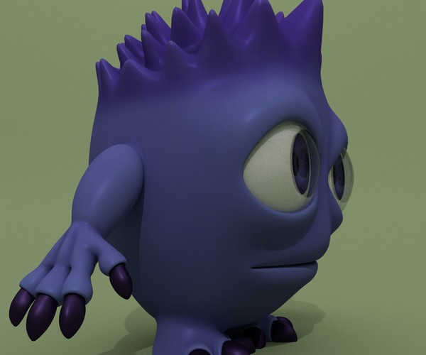 ArtStation - Cartoon Monster Teddy | Resources