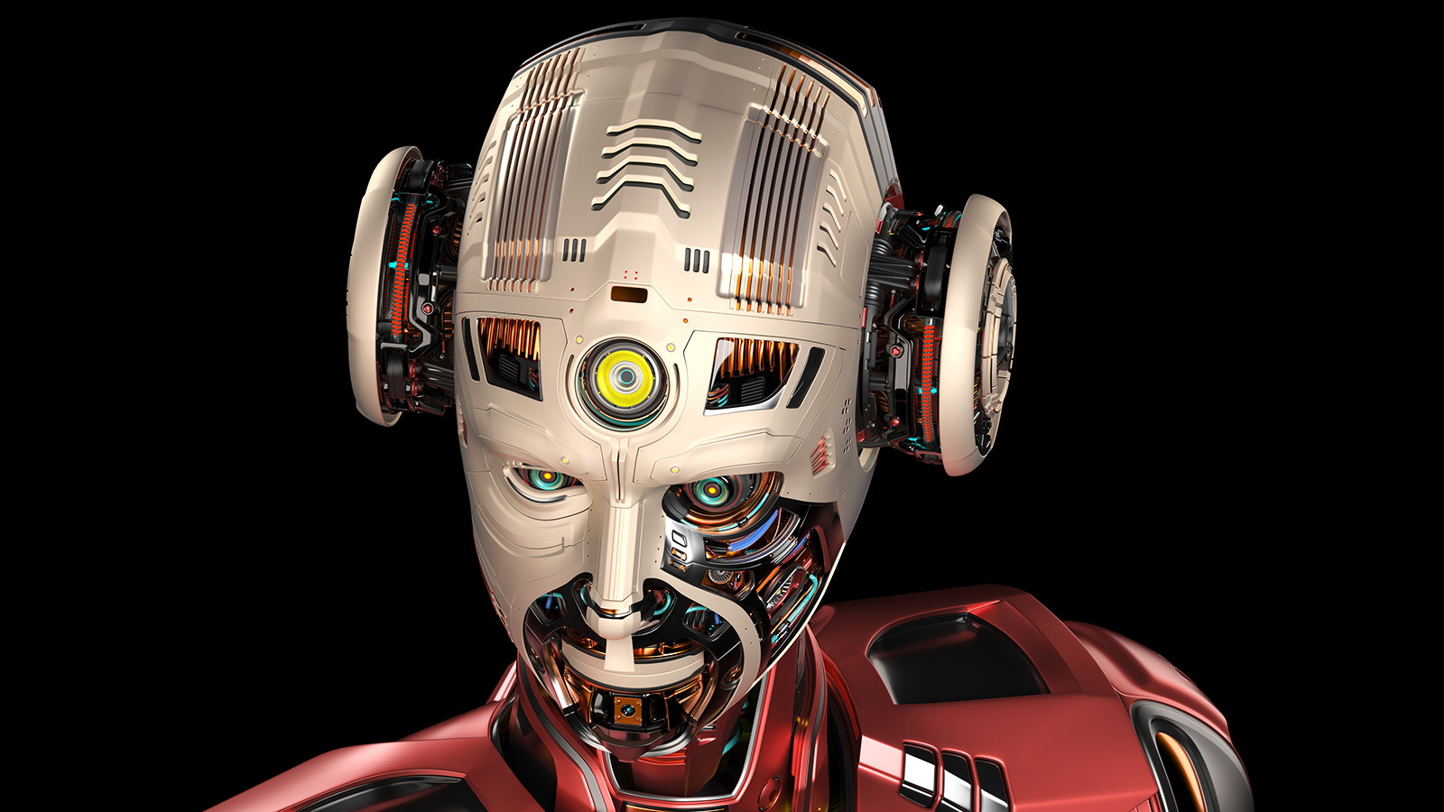 ArtStation - Futuristic Robot Man 2.5 Rigged 3D model (max, obj, fbx ...