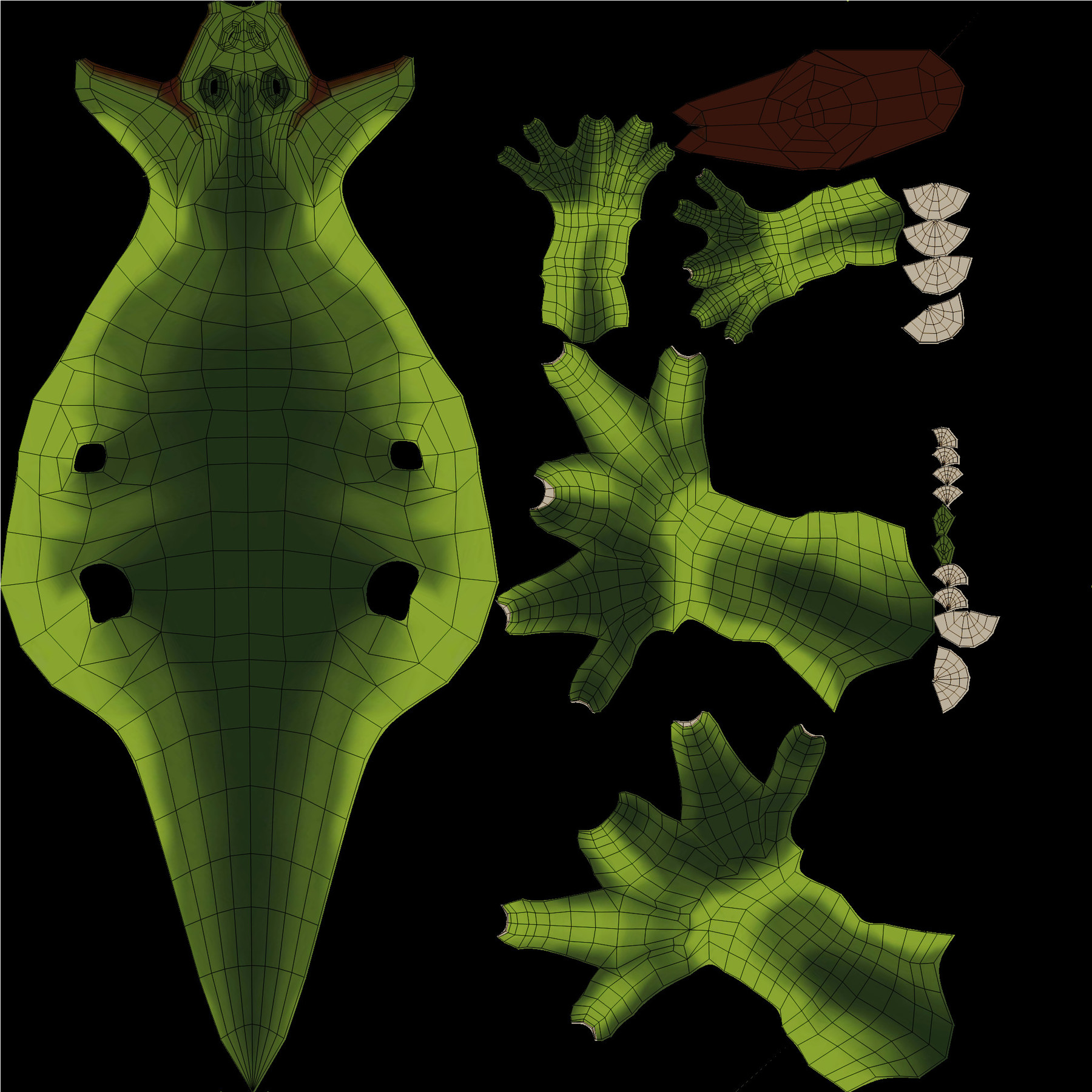 ArtStation - Rigged Fantasy Dino Kid | Resources