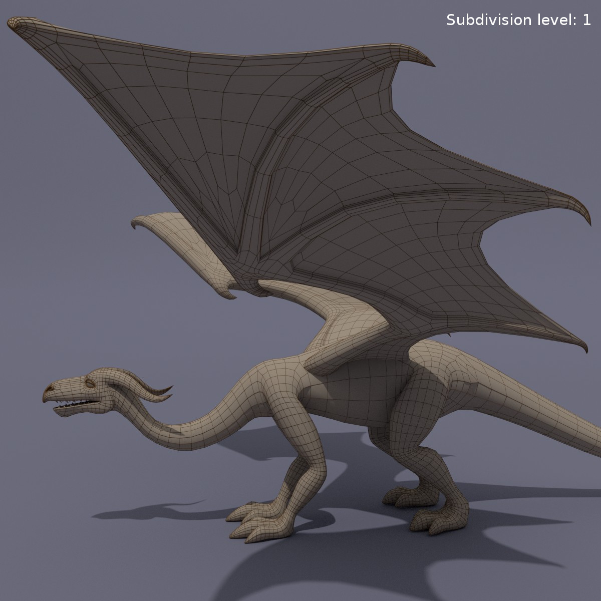 ArtStation - Cartoon Simple Dragon | Resources