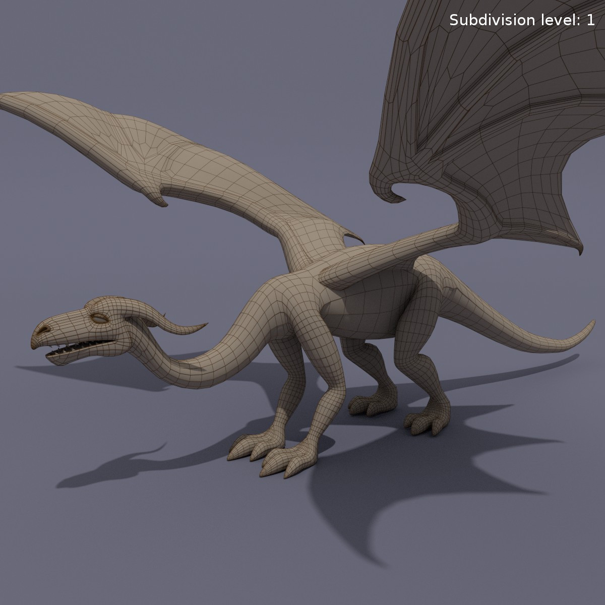 ArtStation - Cartoon Simple Dragon | Resources