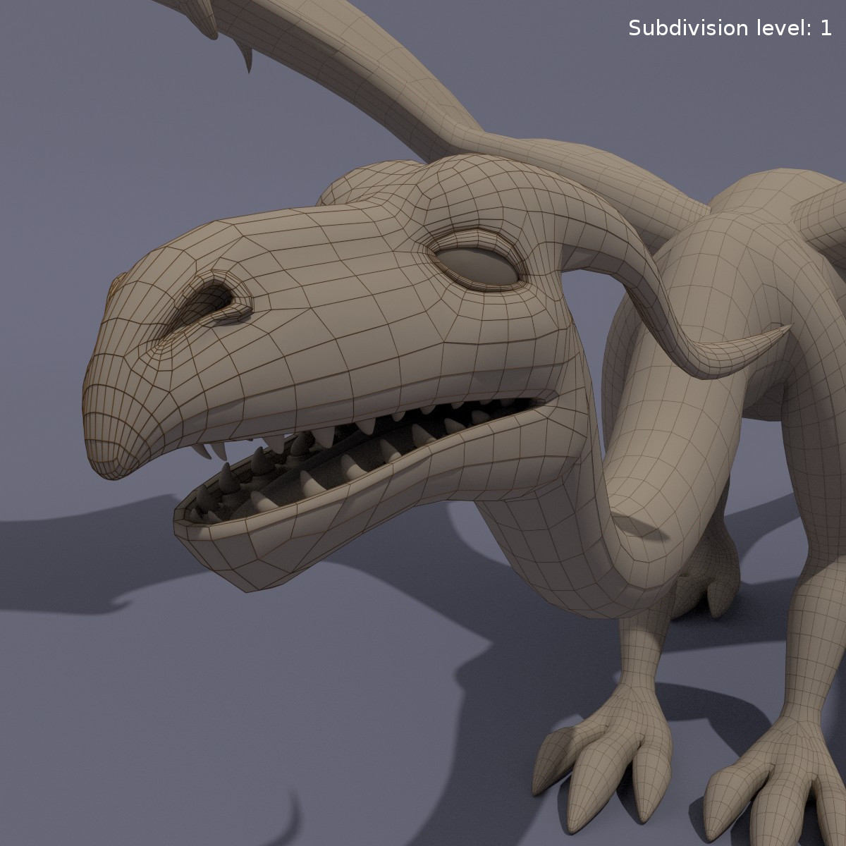 ArtStation - Cartoon Simple Dragon | Resources