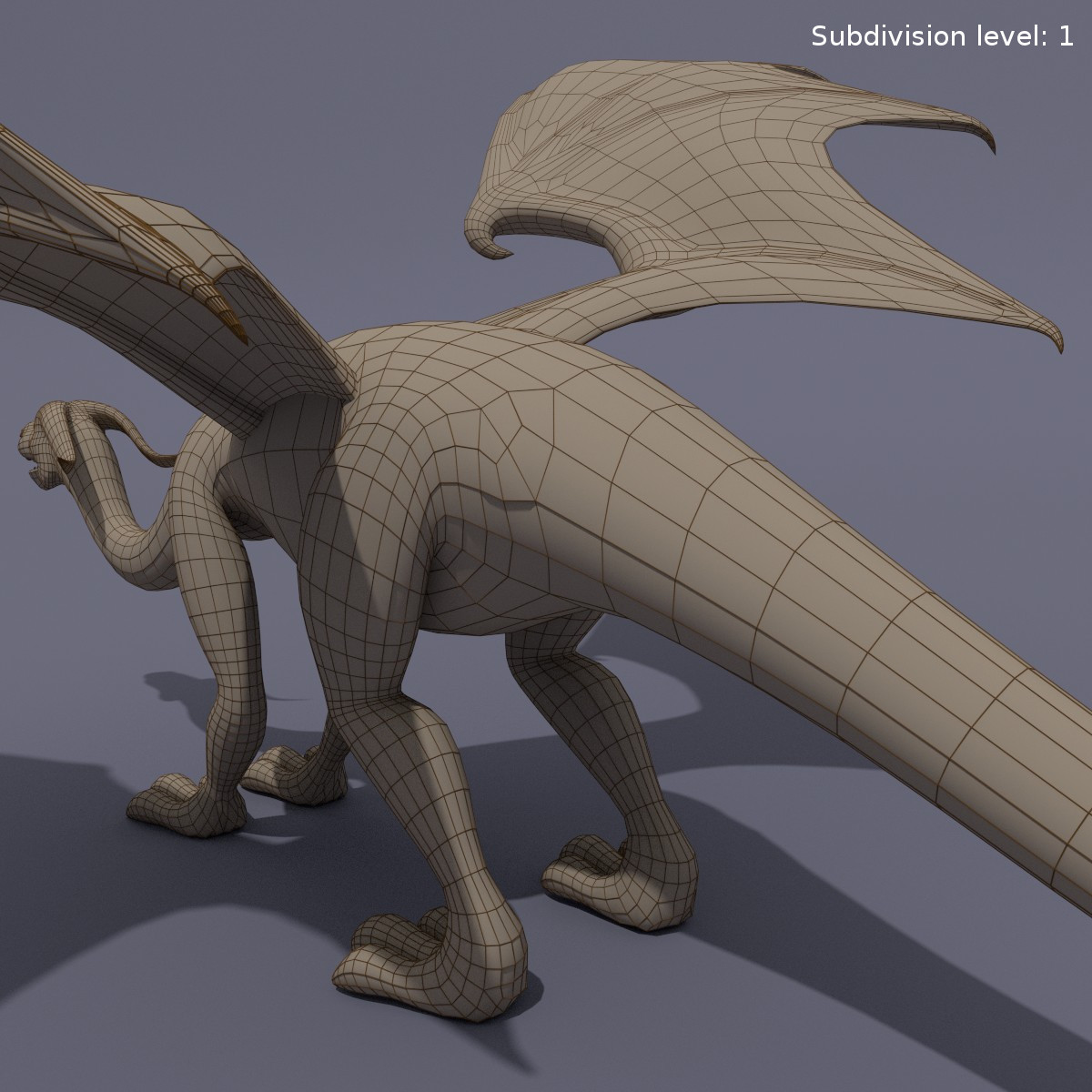 ArtStation - Cartoon Simple Dragon | Resources