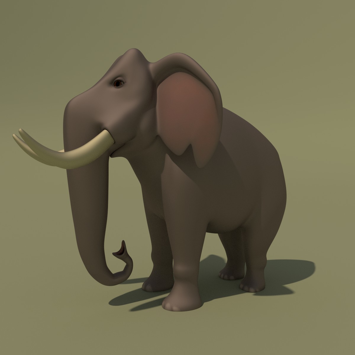 ArtStation - Animated Cartoon Elephant | Resources