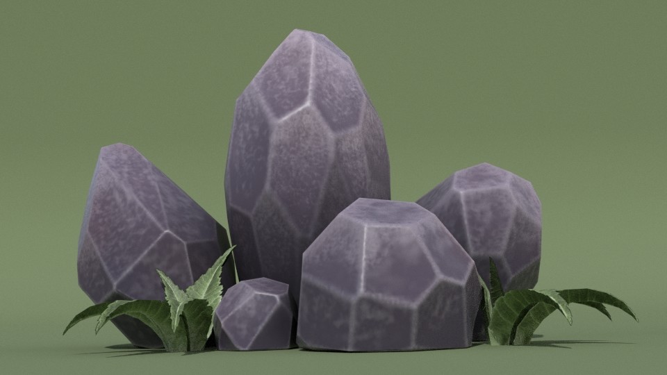 ArtStation - LowPoly Rocks Pack | Game Assets