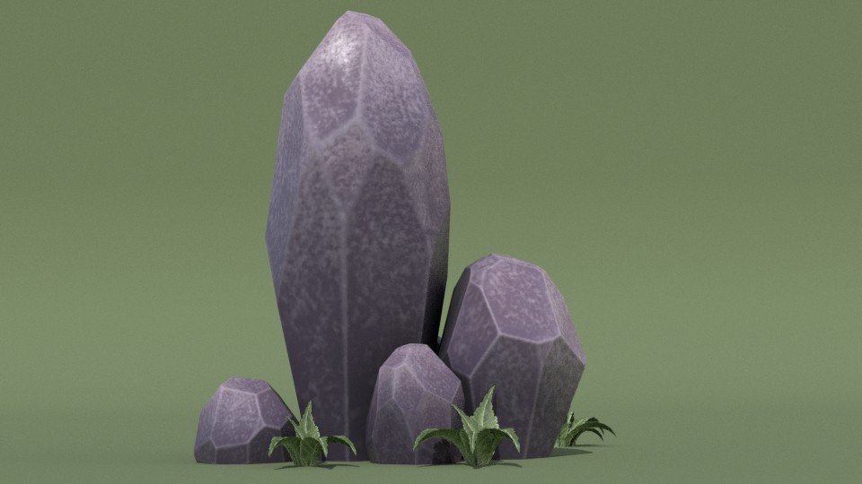 ArtStation - LowPoly Rocks Pack | Game Assets