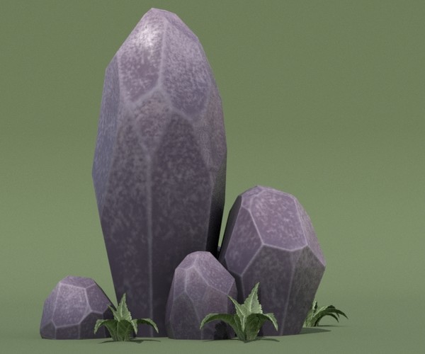ArtStation - LowPoly Rocks Pack | Game Assets