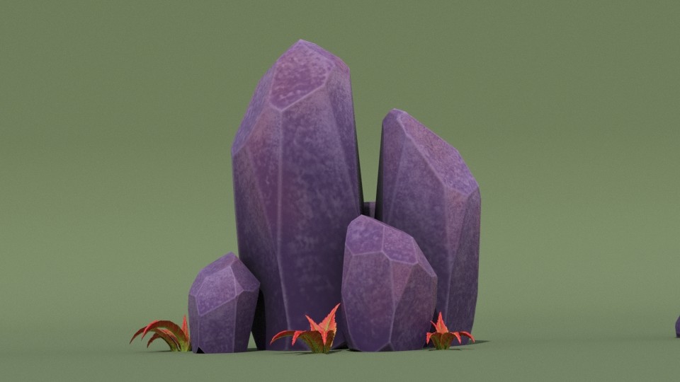 ArtStation - LowPoly Rocks Pack | Game Assets