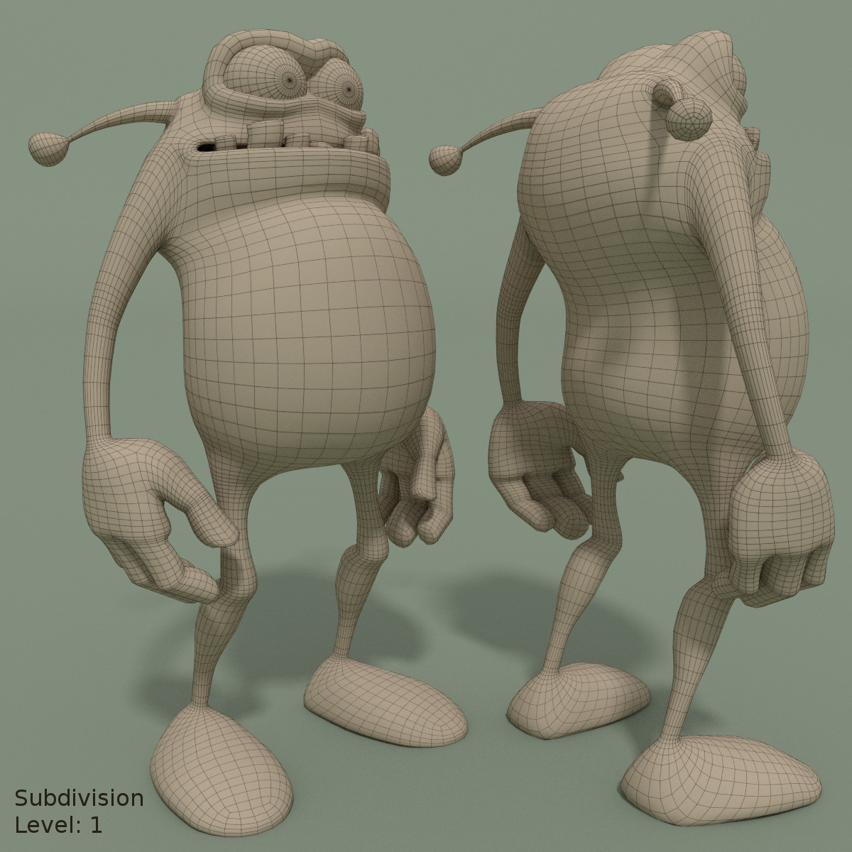 ArtStation - Cartoon Monster Spotty | Resources
