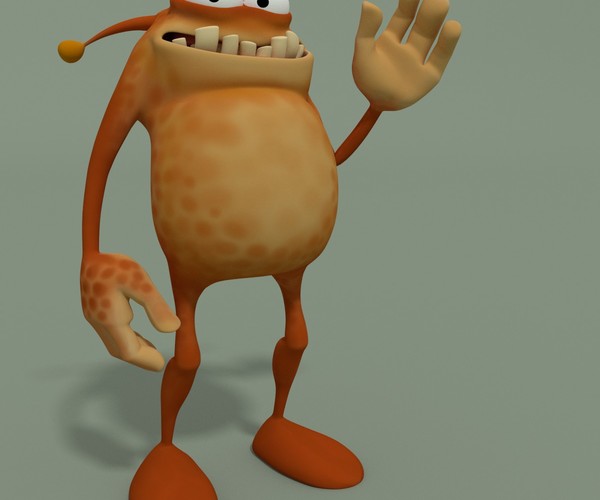 ArtStation - Animated Cartoon Monster Spotty | Resources