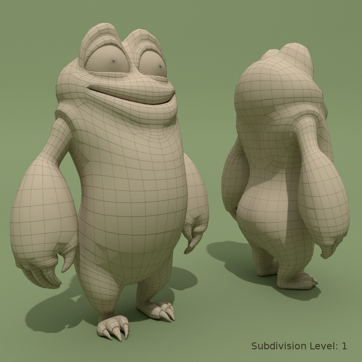 ArtStation - Cartoon Monster Froggy | Resources