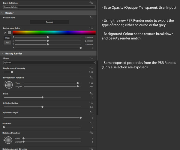 ArtStation - Substance Designer PBR Convert & Render - Custom Node | Resources