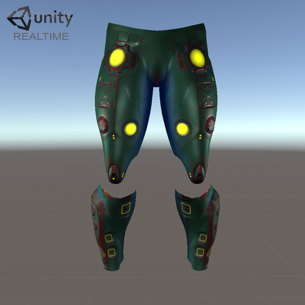 ArtStation - Scifi Legs Number01 - 3D Asset Game Model PBR - 3D model ...