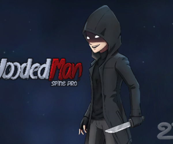 ArtStation - Hooded Man Character (Spine) | Game Assets