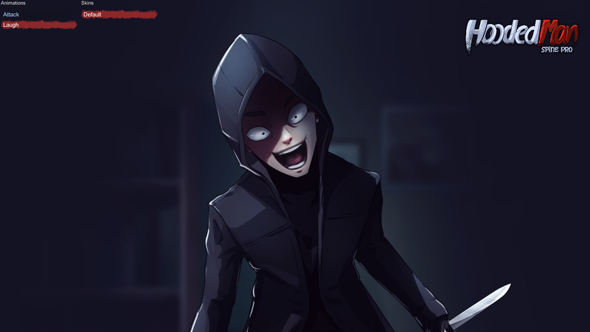 ArtStation - Hooded Man Character (Spine) | Game Assets