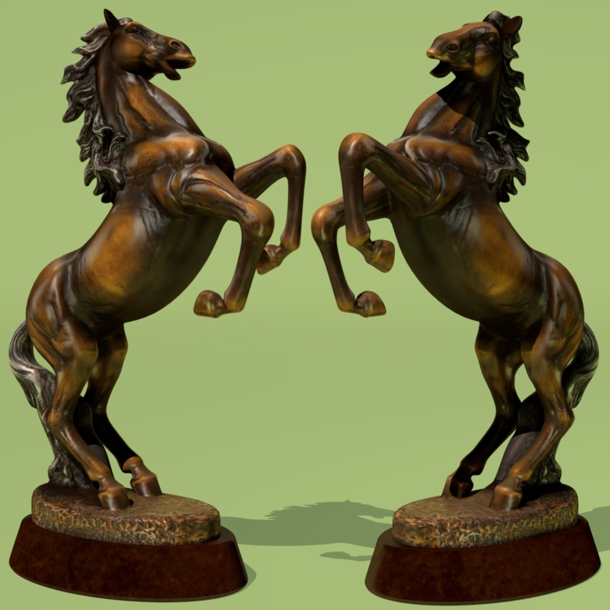 ArtStation - Horse Statuettes Pack 01 | Resources
