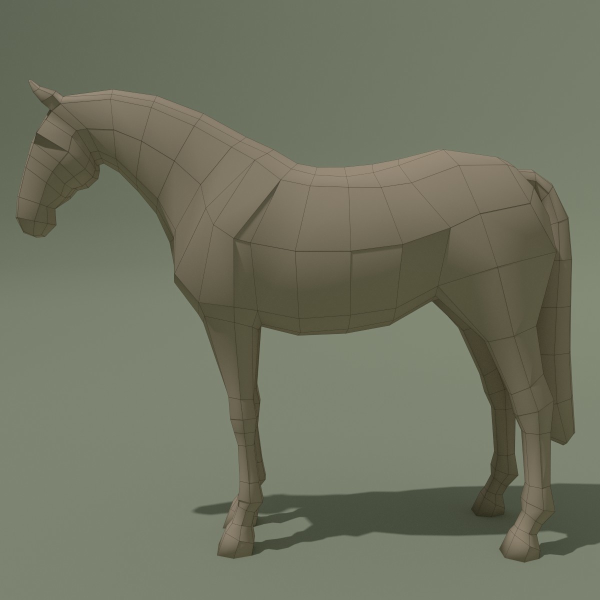ArtStation - LowPoly Horses Pack 2 | Resources