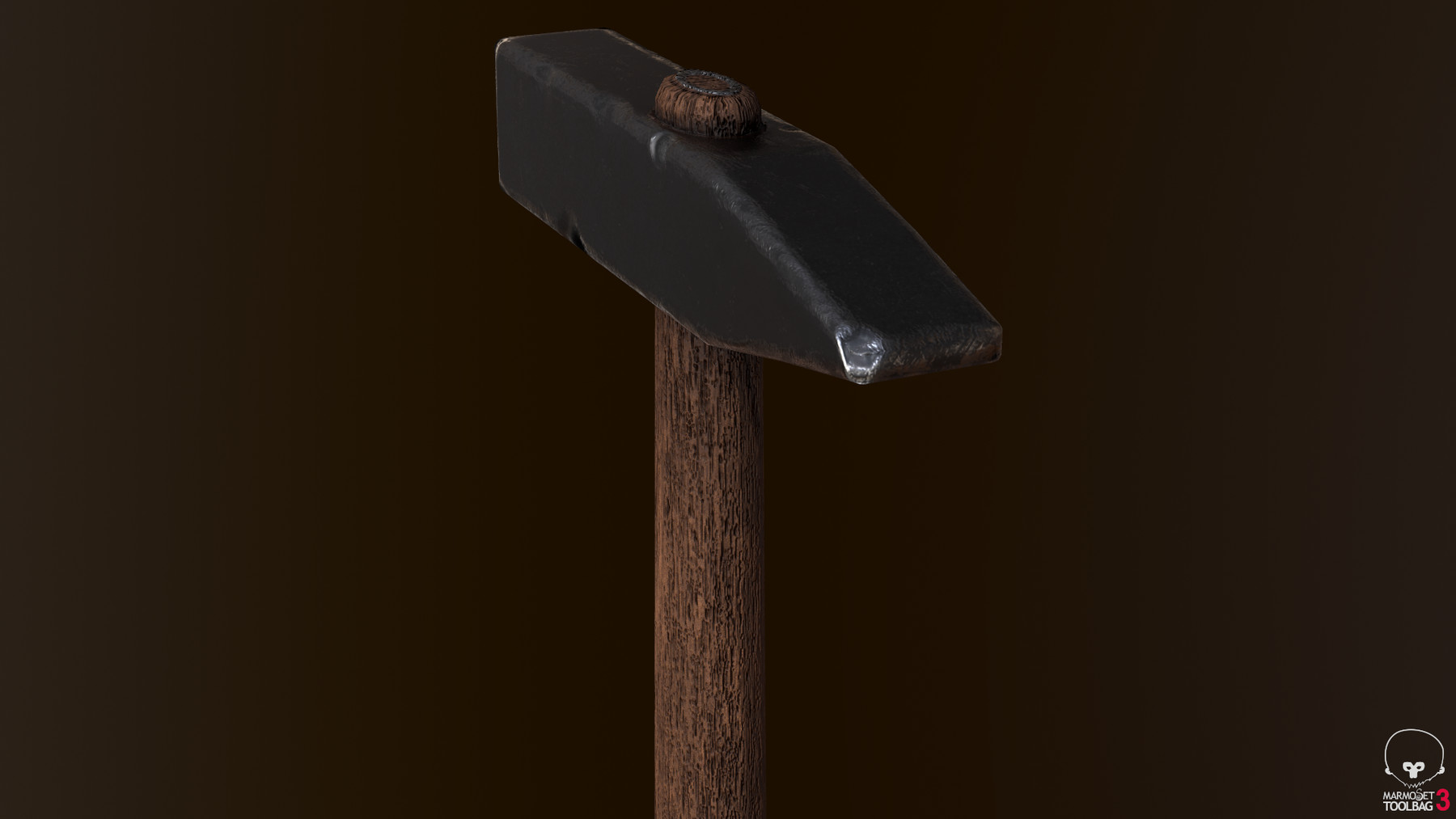 ArtStation - Old hammer 2 color Low-poly 3D model | Game Assets