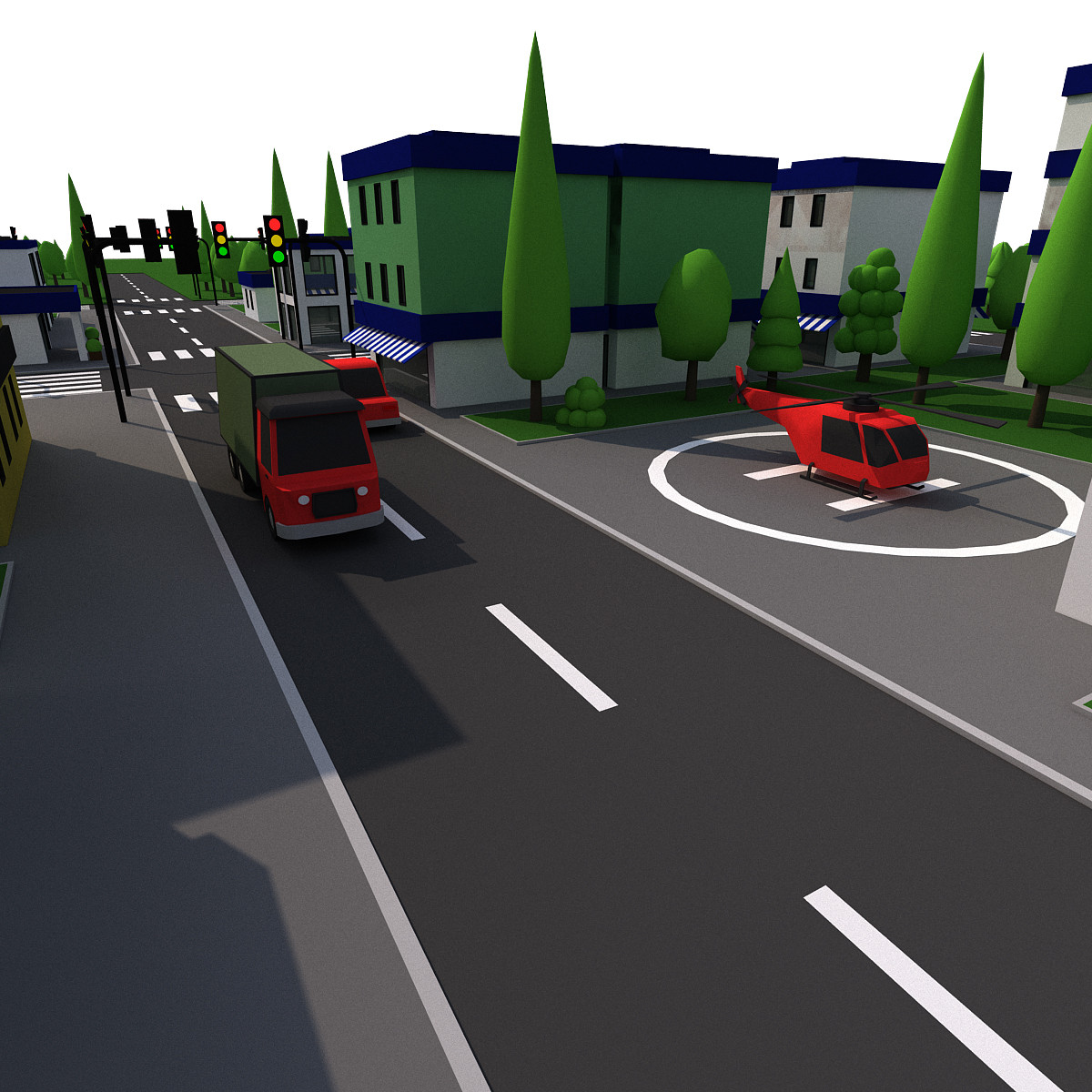 ArtStation - Cartoon City | Game Assets