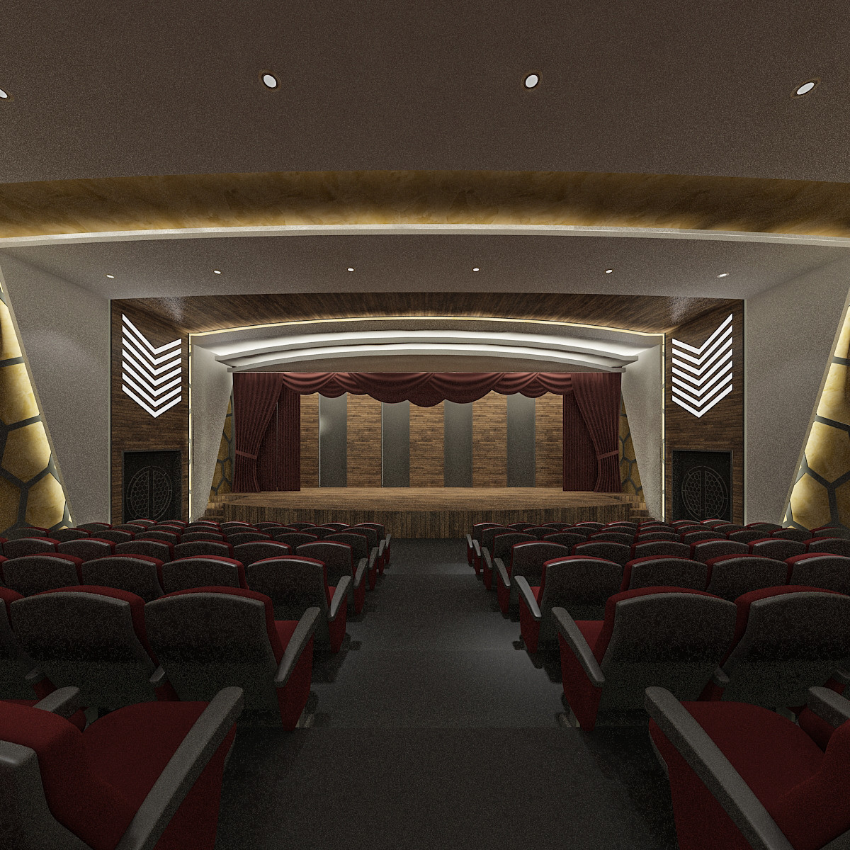 ArtStation - Theater Hall Concept | Game Assets