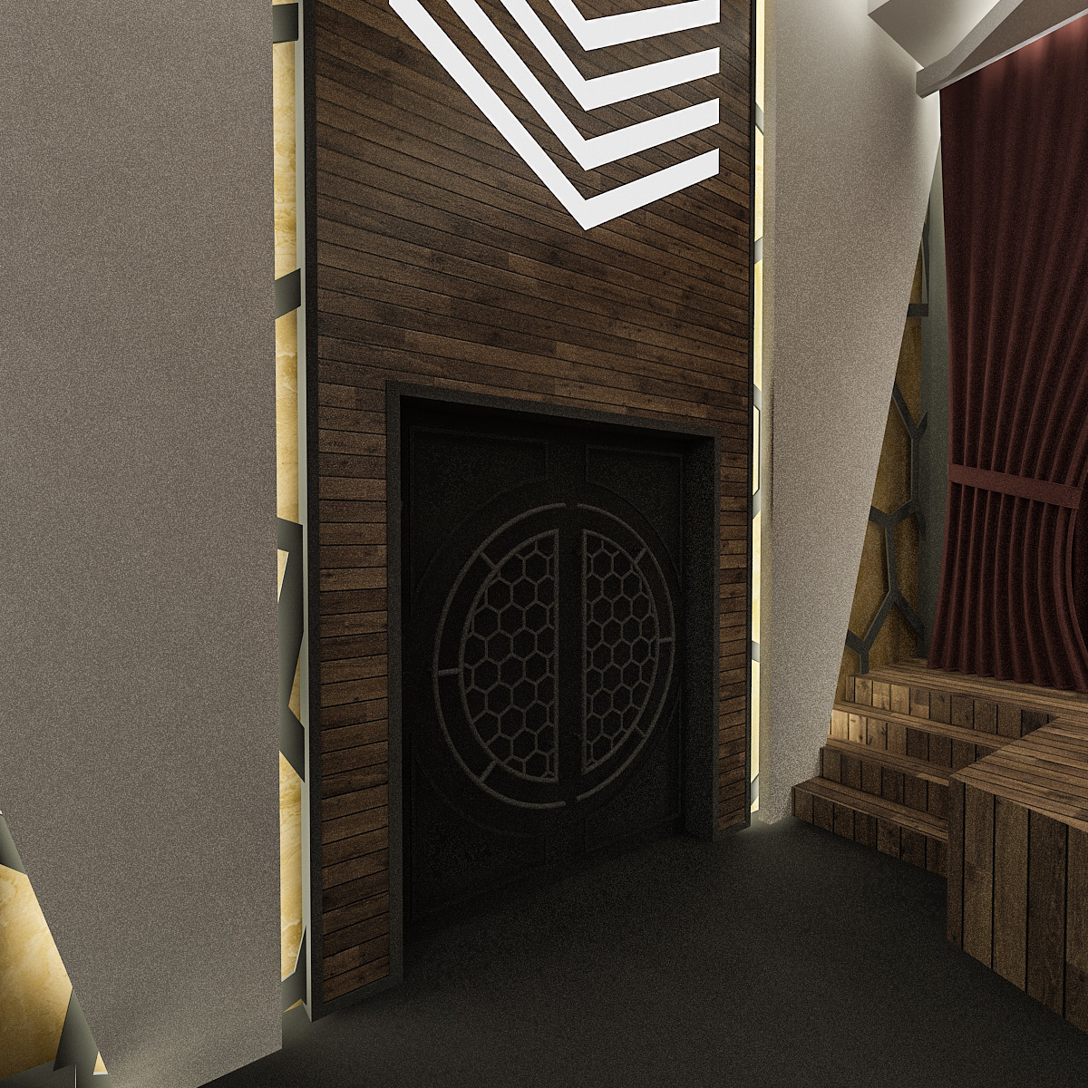 ArtStation - Theater Hall Concept | Game Assets