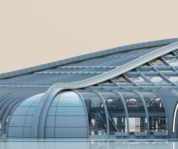 ArtStation - Futuristic Architectural Structure | Resources