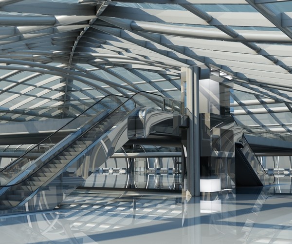 ArtStation - Futuristic Architectural Structure | Resources