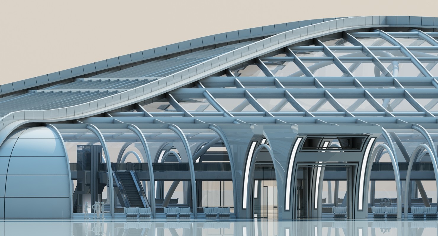 ArtStation - Futuristic Architectural Structure | Resources