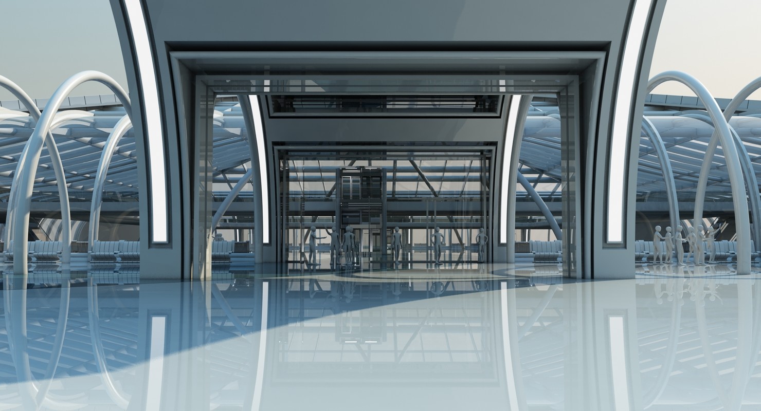 ArtStation - Futuristic Architectural Structure | Resources