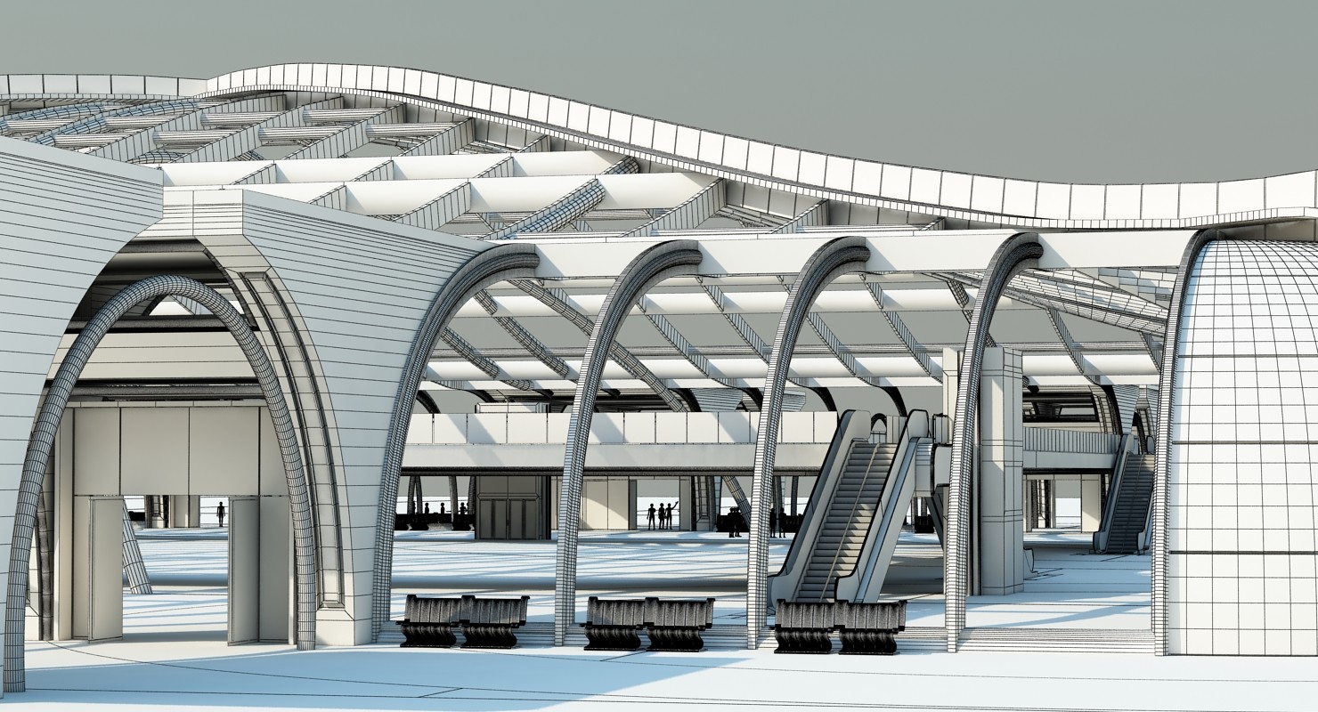 ArtStation - Futuristic Architectural Structure | Resources