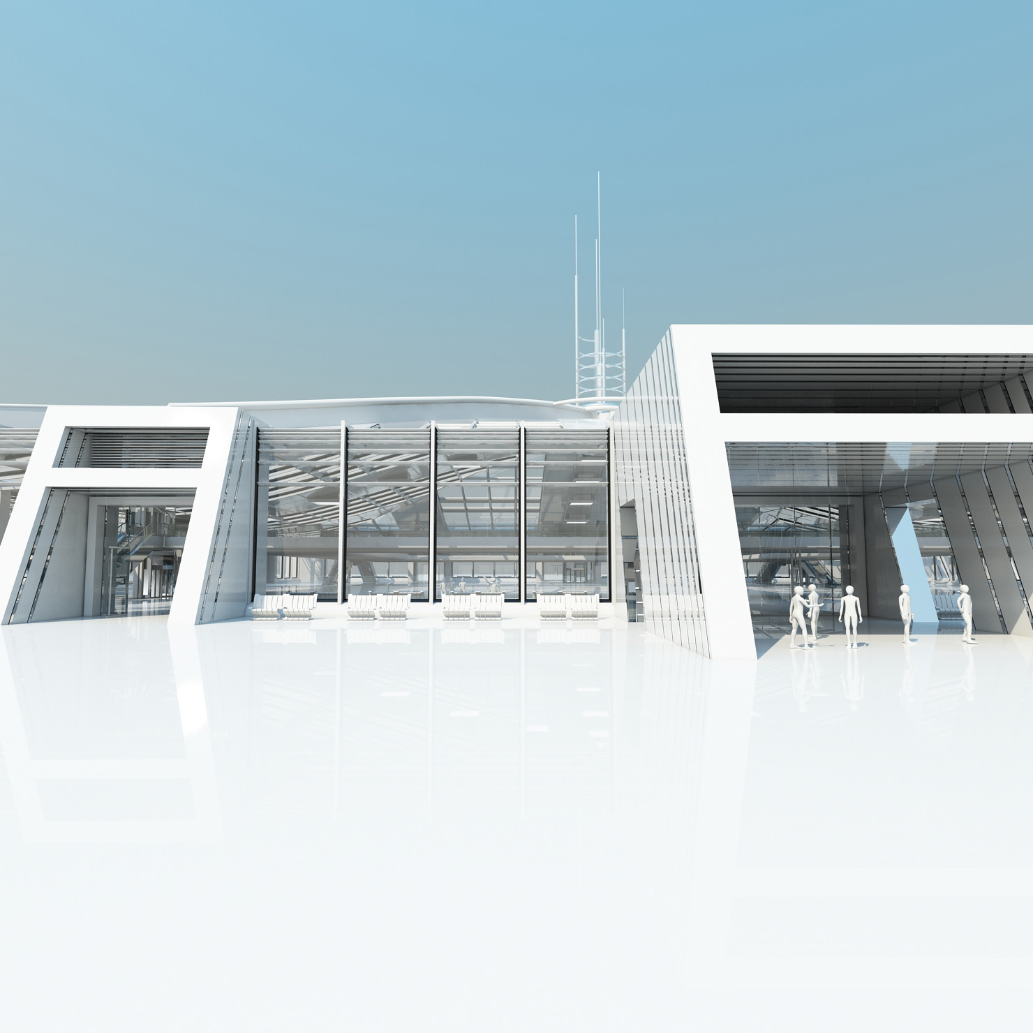 ArtStation - Futuristic Architectural Structure 2 | Resources