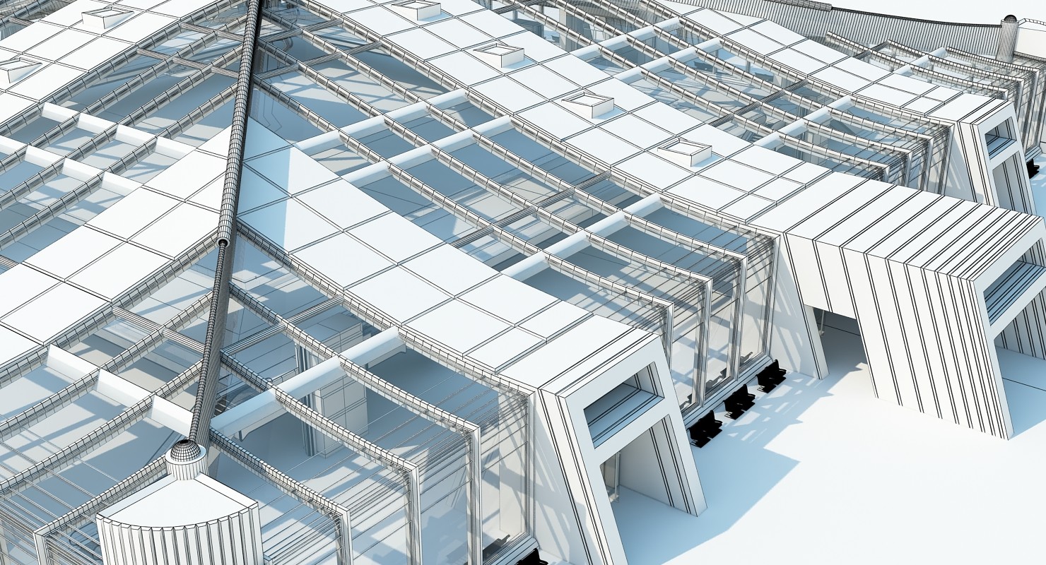 ArtStation - Futuristic Architectural Structure 2 | Resources