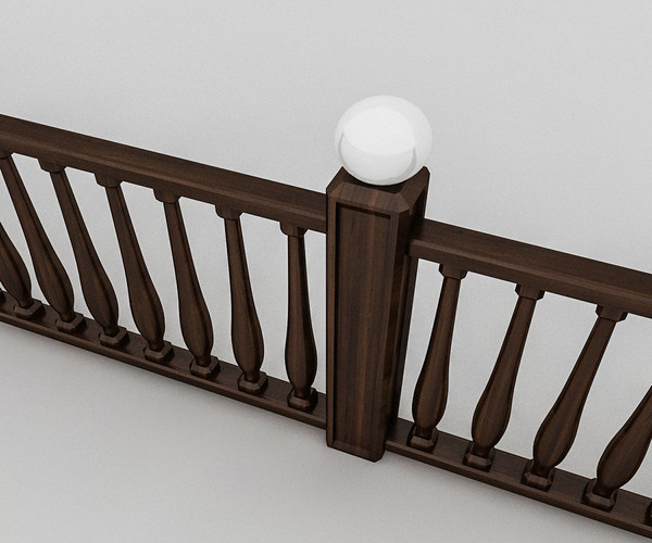 ArtStation - wood railing (1) | Game Assets