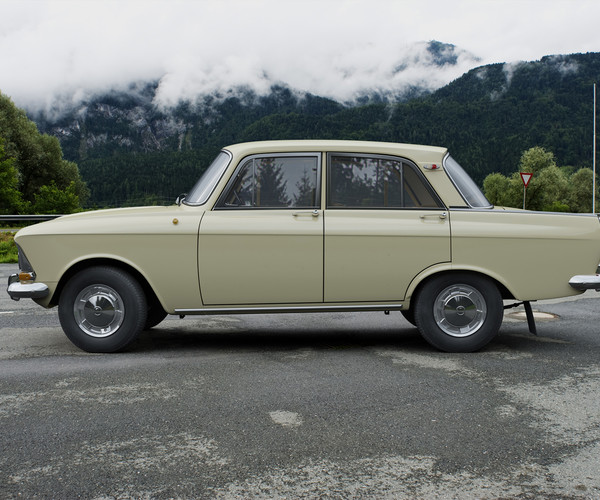 ArtStation - AZLK Moskvitch-412 IE 1972 | Resources