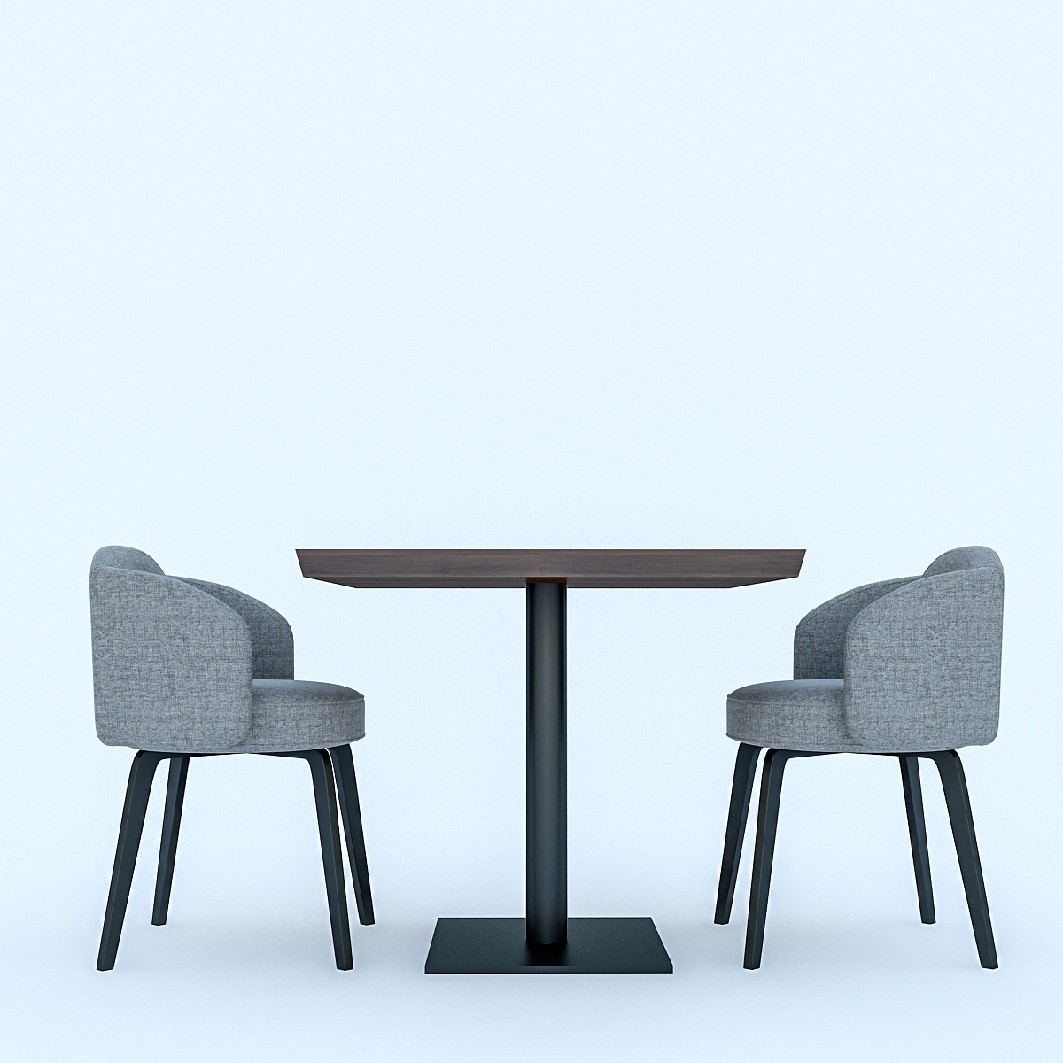 ArtStation - Cafe Table And Chairs | Game Assets