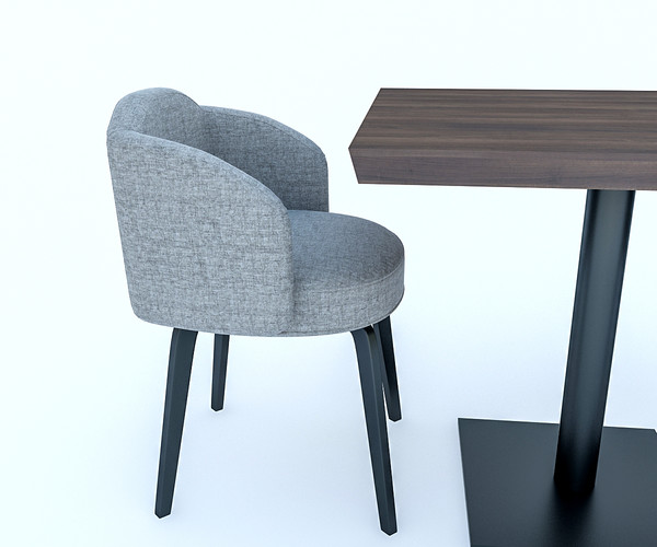 ArtStation - Cafe Table And Chairs | Game Assets