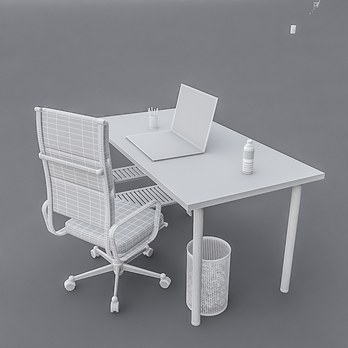 ArtStation - Study Desk 02 | Game Assets