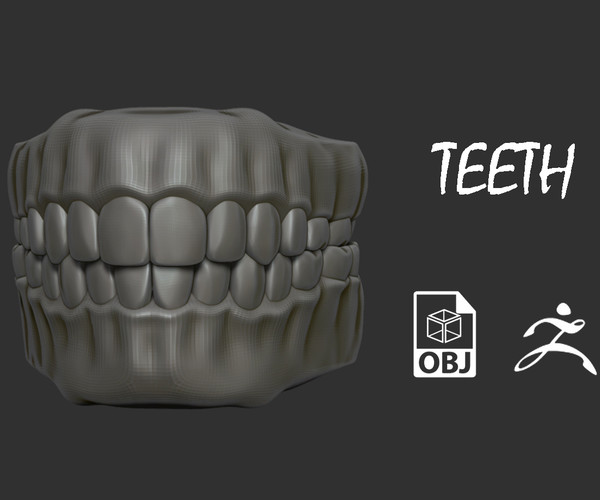 ArtStation - Teeth | Game Assets