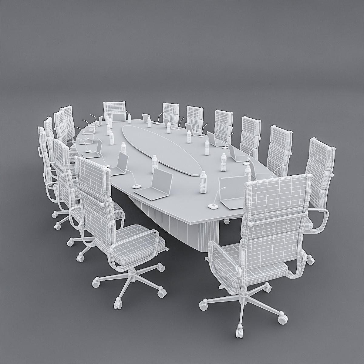 ArtStation - Meeting Table 01 | Game Assets