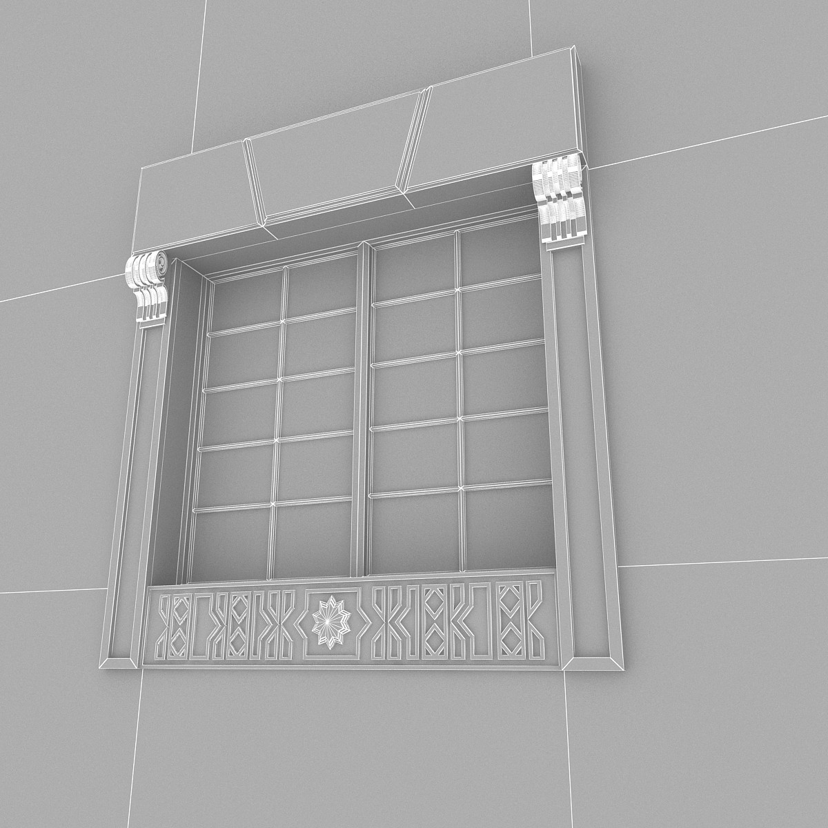 ArtStation - Window Frame 09 | Resources