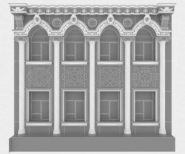 ArtStation - Classic Building Window System | Resources