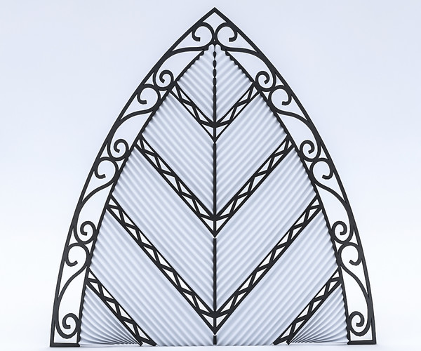 ArtStation - Leaf Wall Panel | Resources