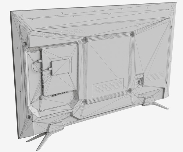 ArtStation - Low-poly PBR TV | Game Assets