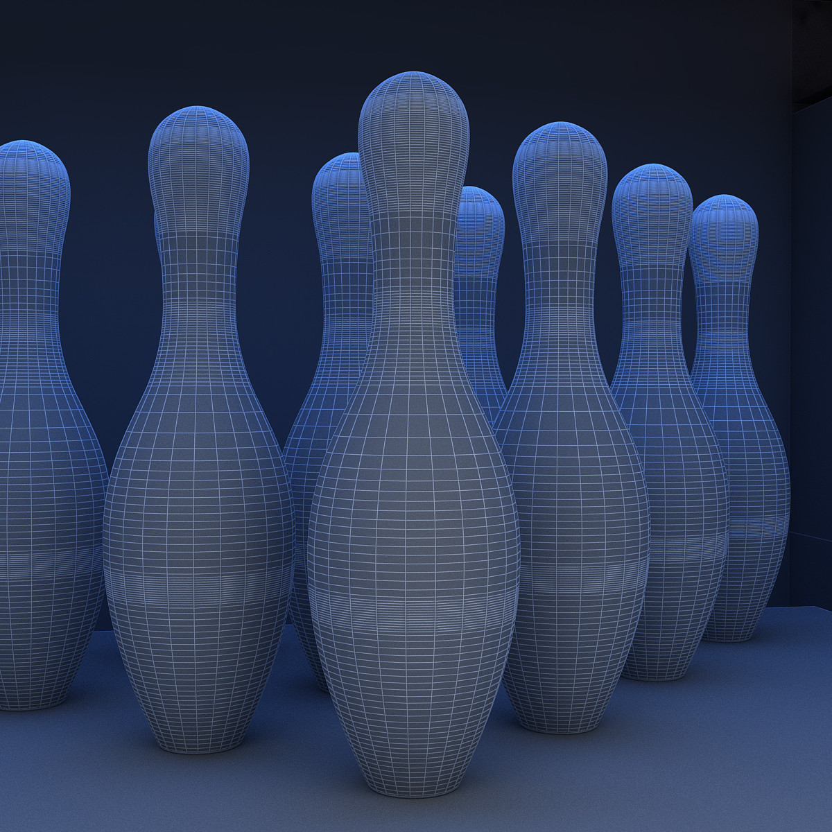 ArtStation - Bowling Alley 3D Model | Resources