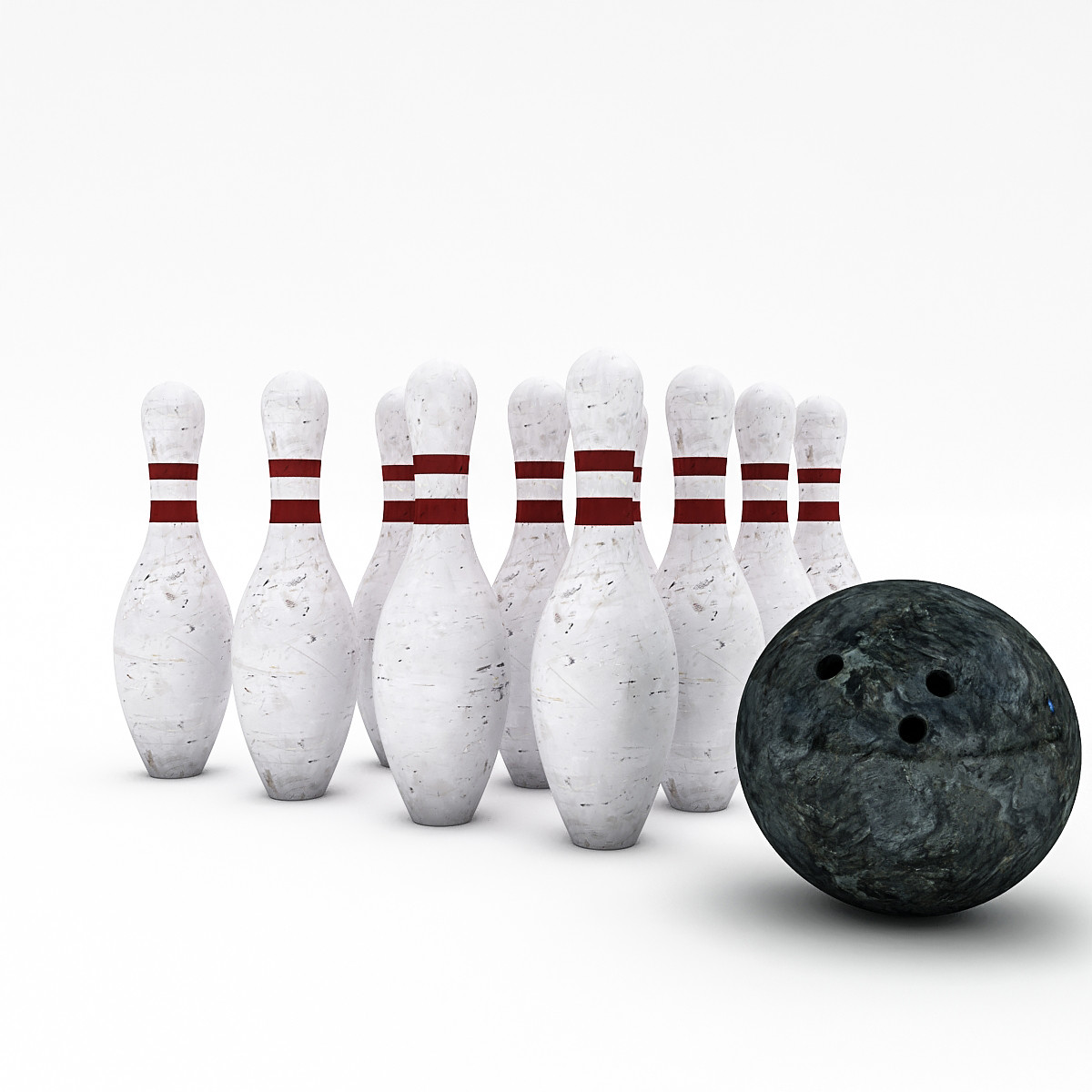 ArtStation - Bowling Ball & Pin Model | Resources